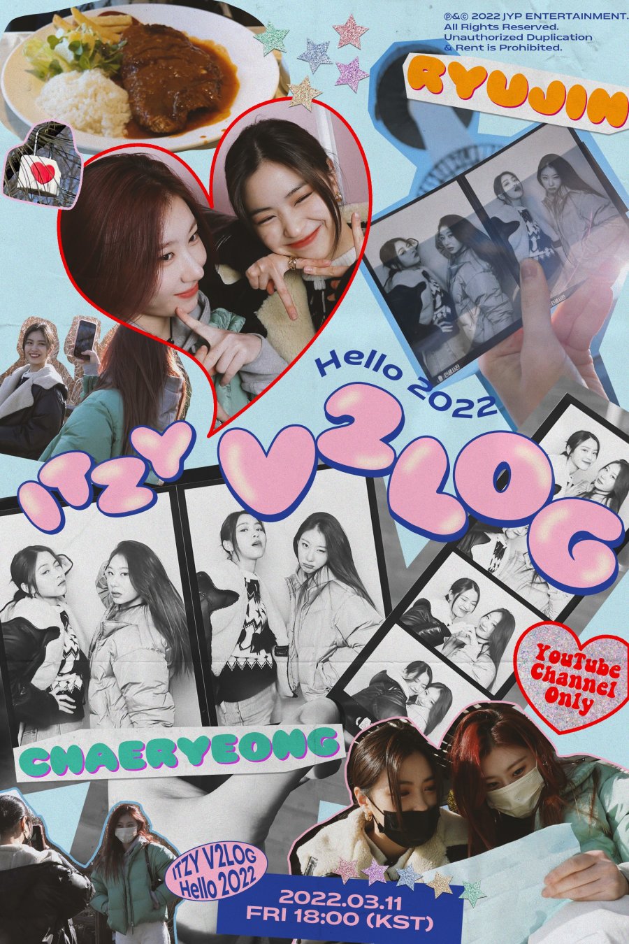Itzy V2Log: Hello 2022 - ITZY V2LOG : Hello 2022 EP.02 RYUJIN & CHAERYEONG #3057945 - MyDramaList