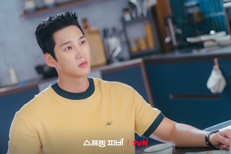 Ahn Bo Hyun becomes a doting uncle to Cho Jun Young in 'Spring Fever ...