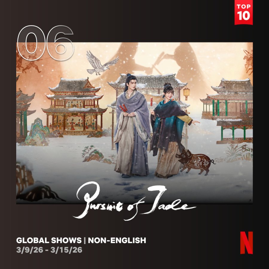 Chinese drama 'Pursuit of Jade' makes its Netflix Top 10 debut ...